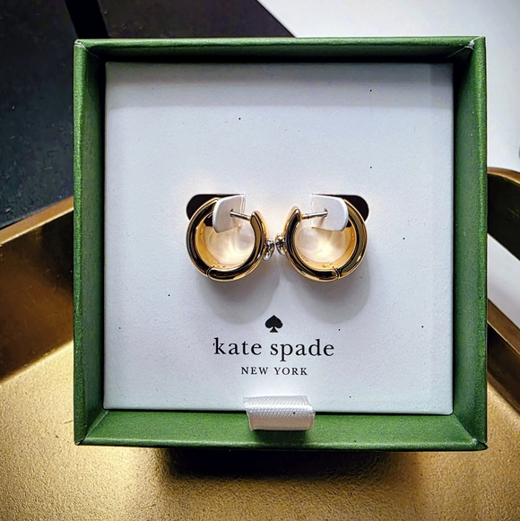 kate spade | Jewelry | Kate Spade Gold And Silver Hoop Earrings | Poshmark